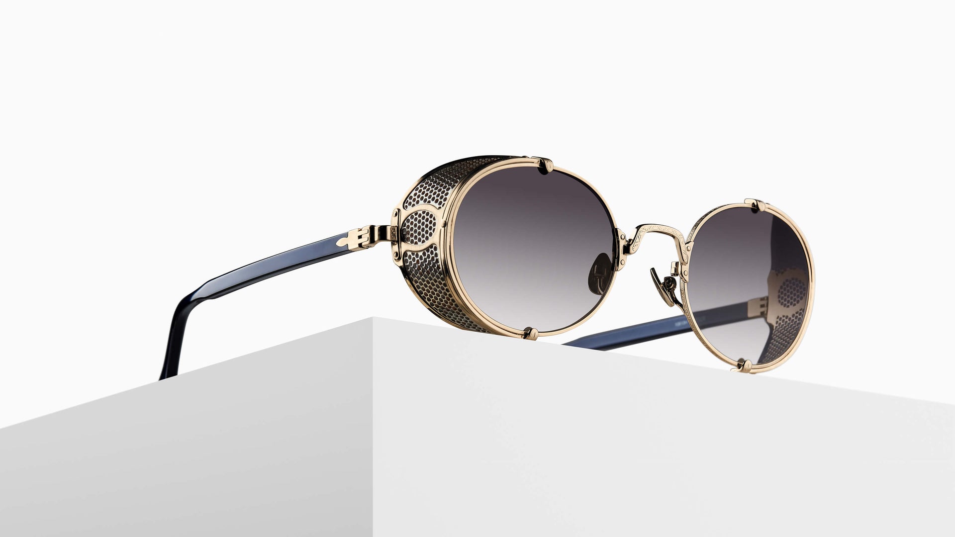 Matsuda Official | 10610H Round Sunglasses - Hand Made in Japan